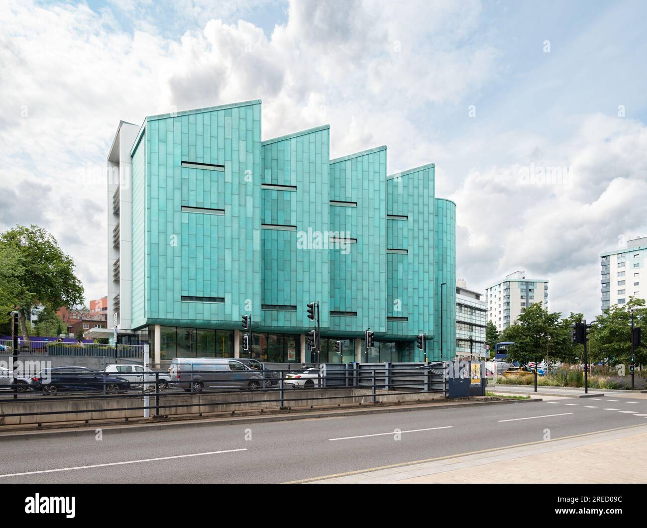 Sheffield, England - Information Commons library building by RMJM Stock ...