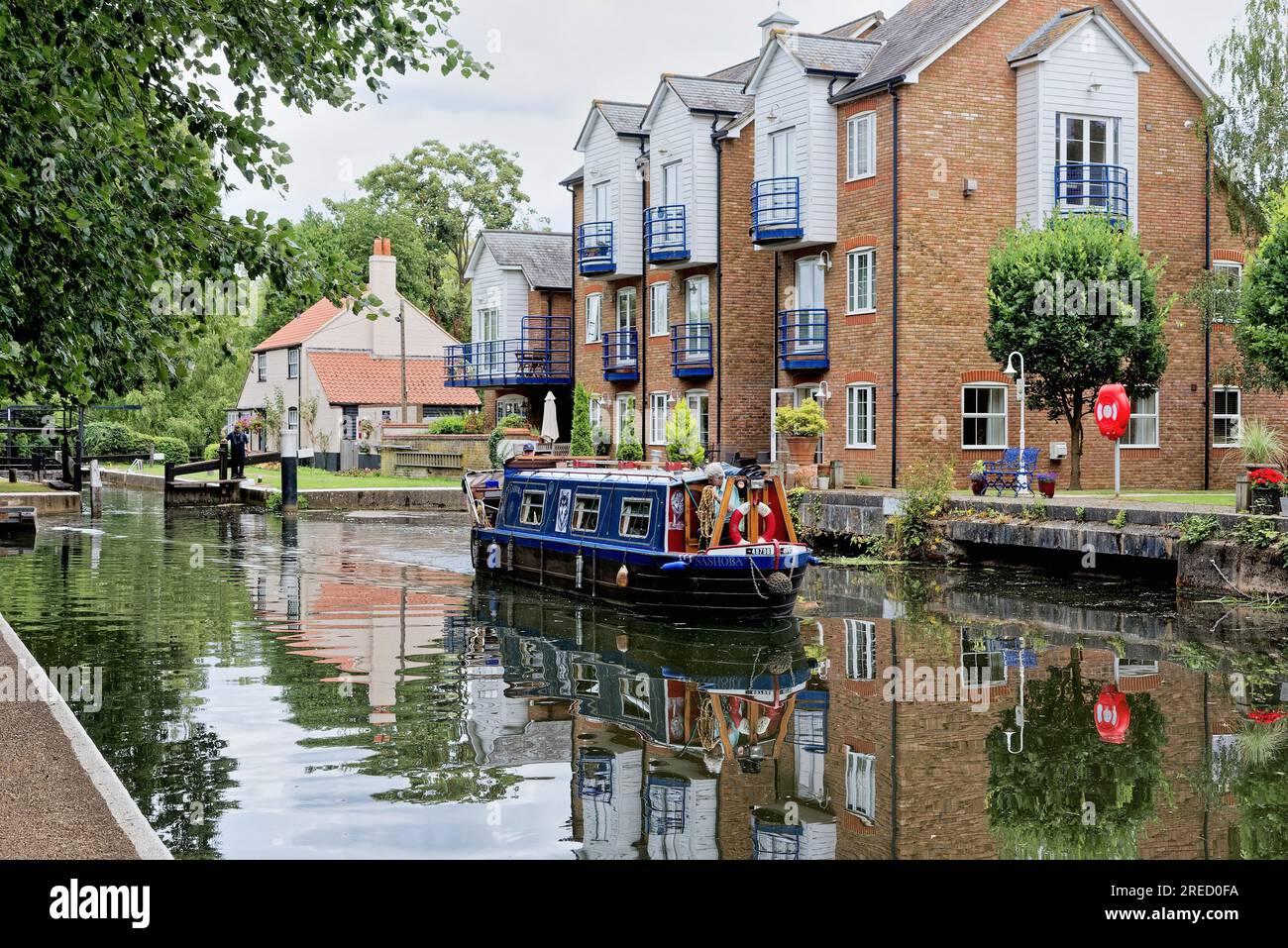 Modern river cruising boat hi-res stock photography and images - Alamy
