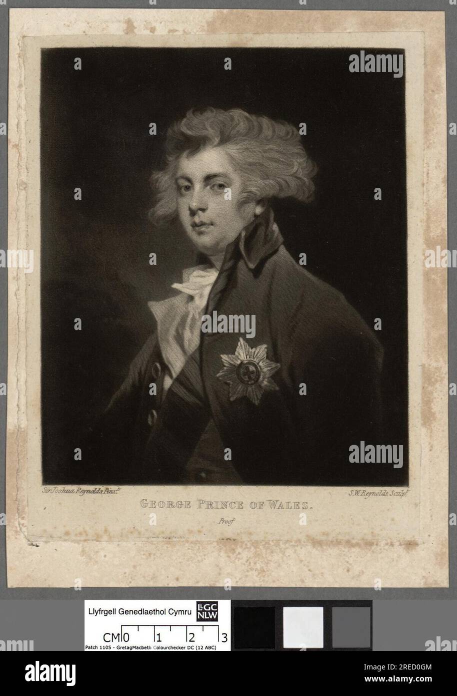 George Prince of Wales 19th century by Samuel William Reynolds Stock ...