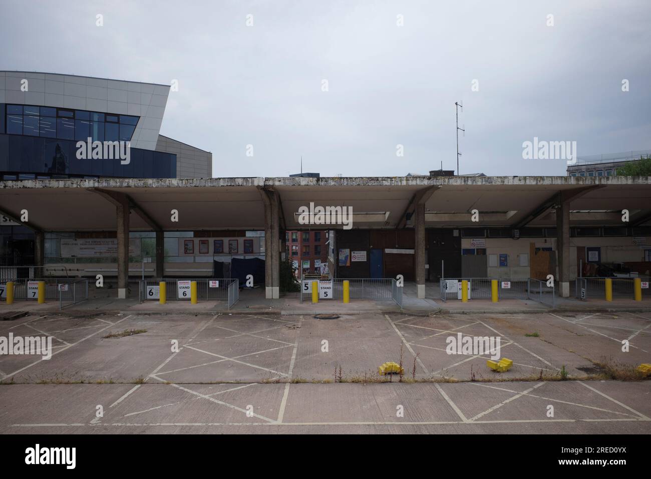 Old, Derelict Bus Station, Exeter Stock Photo - Alamy