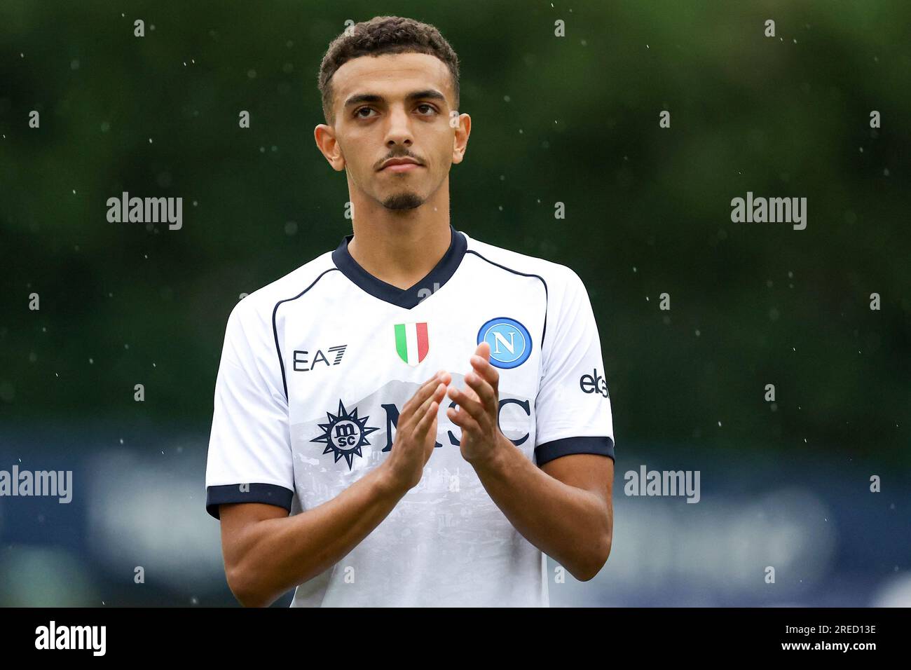 SSC Napoli's Algerian defender Karim Zedadka looks during friendly ...