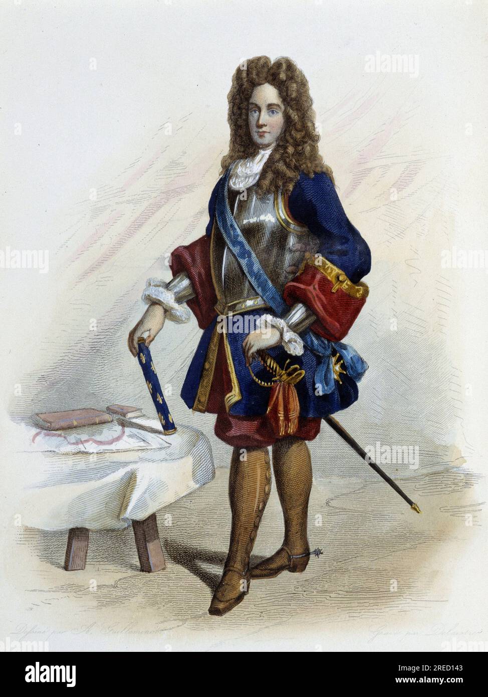 Jacques Fitz- James de Berwick (1670-1734)- in "Le Plutarque francais ...