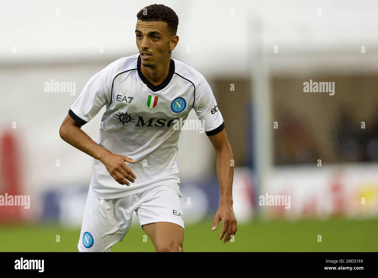 SSC Napoli's Algerian defender Karim Zedadka looks during friendly ...