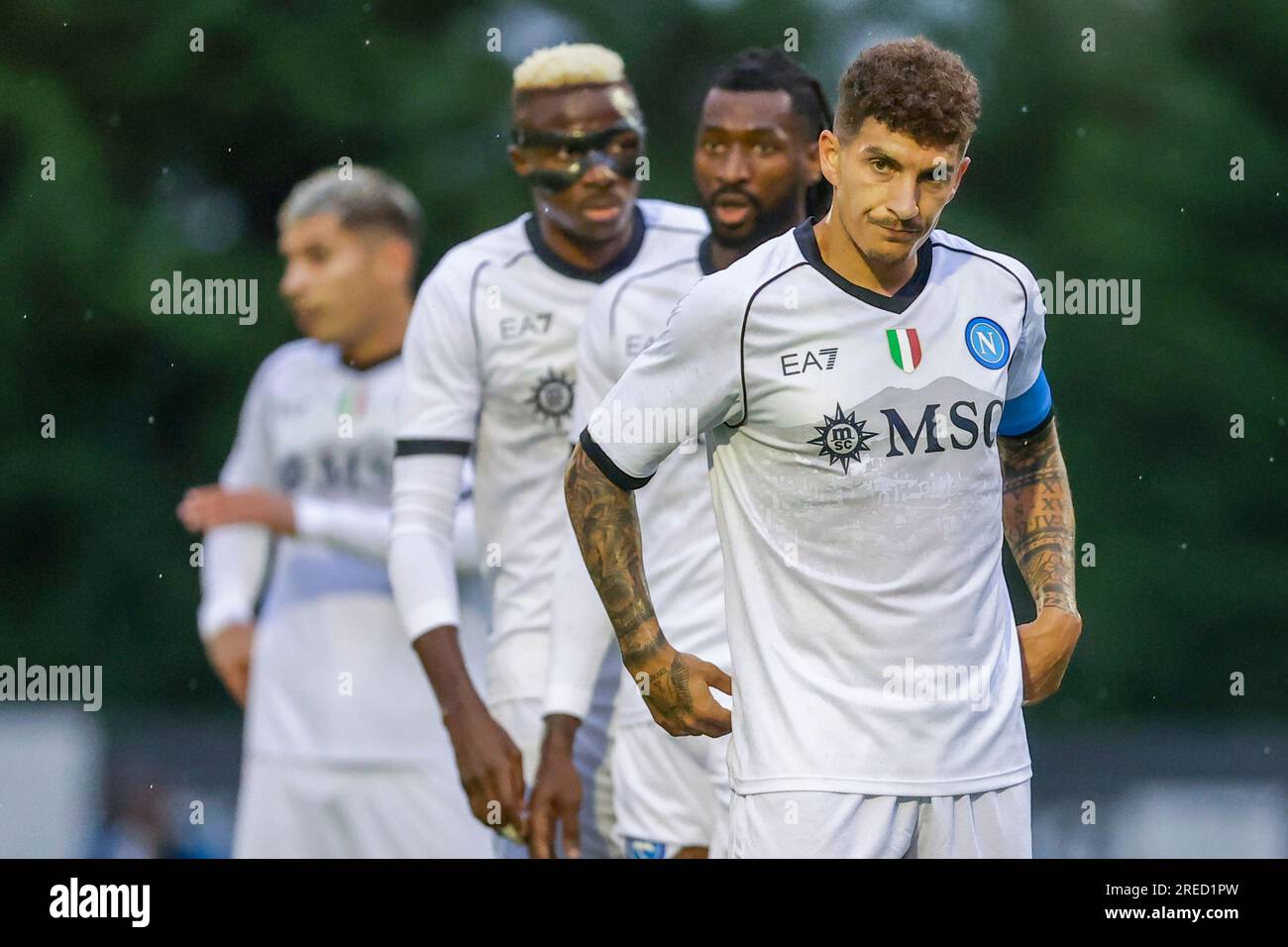 SSC Napoli's Italian defender Giovanni Di Lorenzo looks during friendly ...