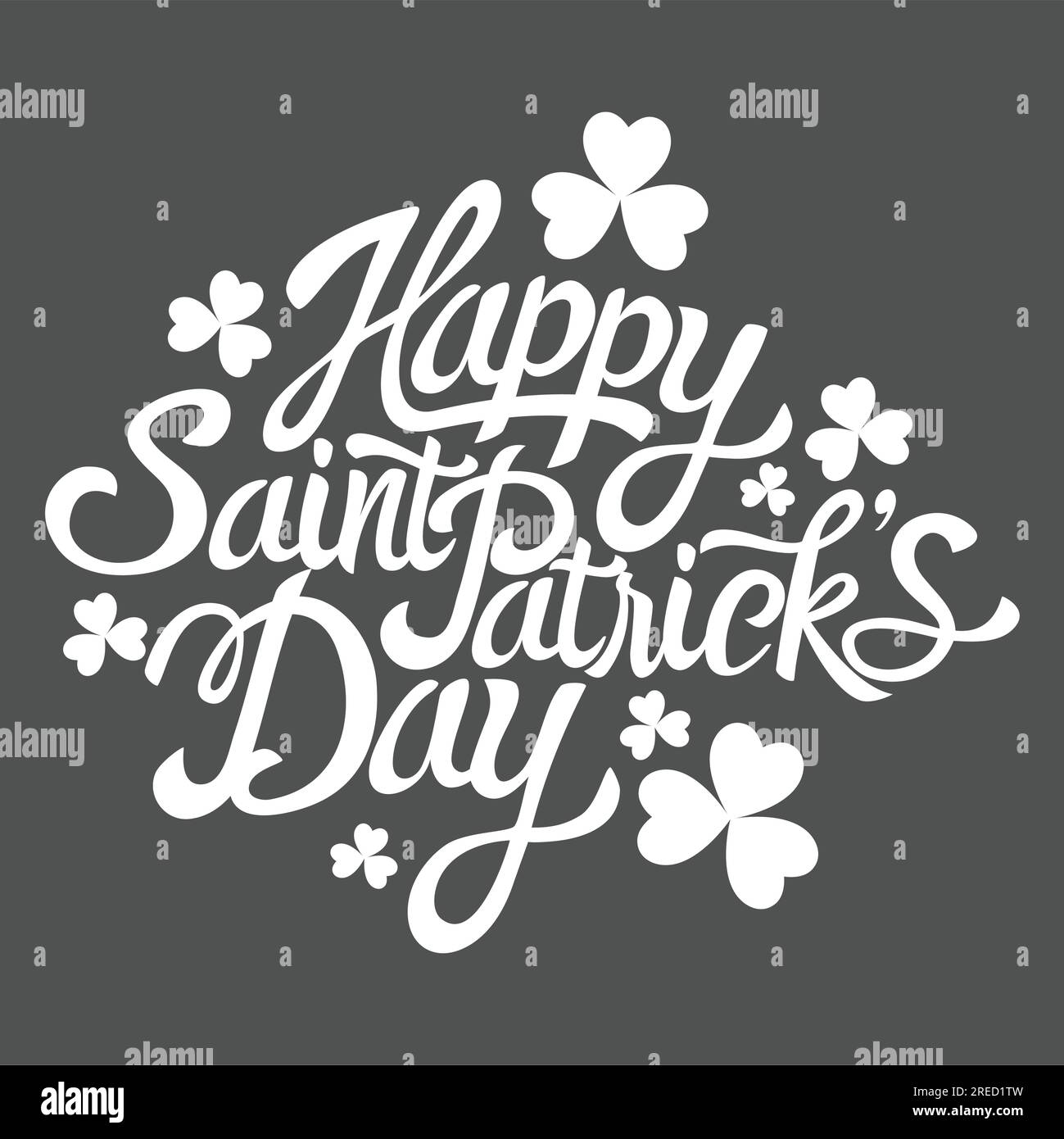St patricks day simple Black and White Stock Photos & Images - Alamy