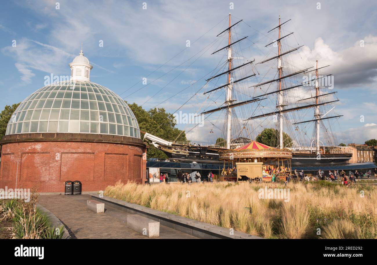 The entrance to the Greenwich foot tunnel near the magnificent Cutty ...