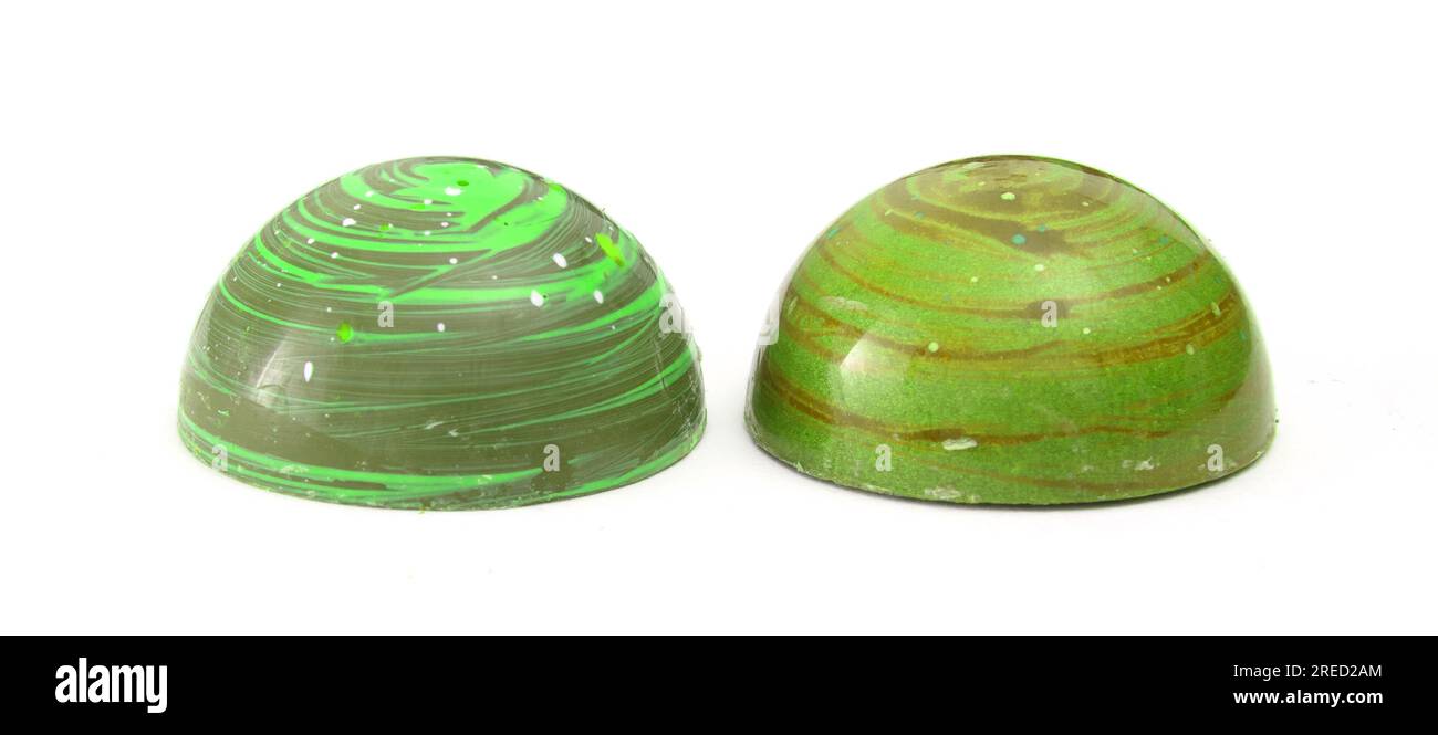 Modern gourmet bonbons, aka bon-bon or truffle made of chocolate ...