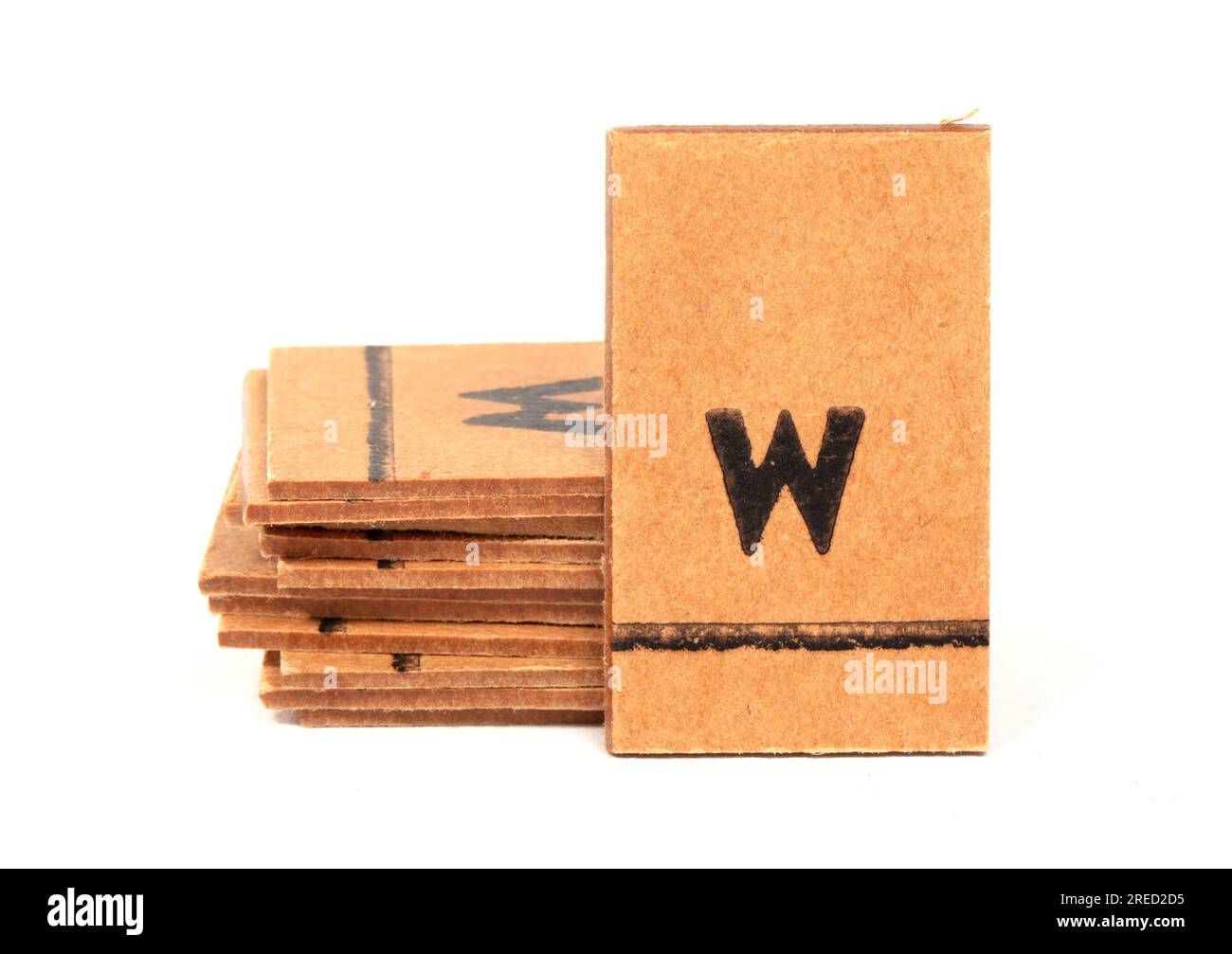 Stack of letters from a very old letterbox used to teach children - The ...