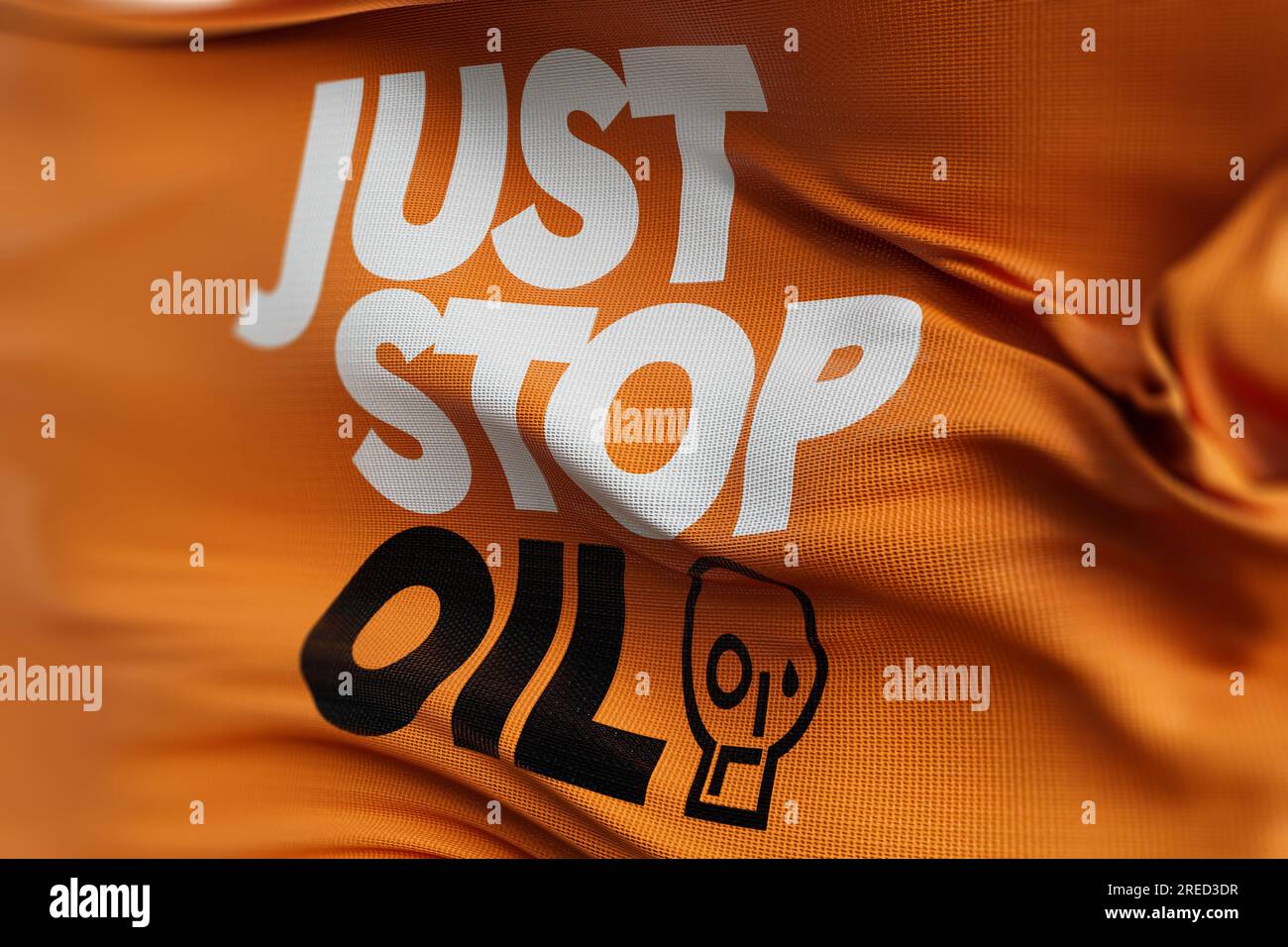 LONDON, UK - July 2023: Just stop oil environmental protest activist ...