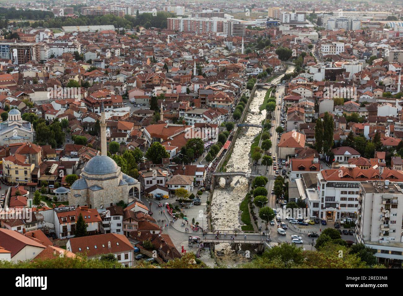 Aerial view of Prizren, Kosovo Stock Photo - Alamy