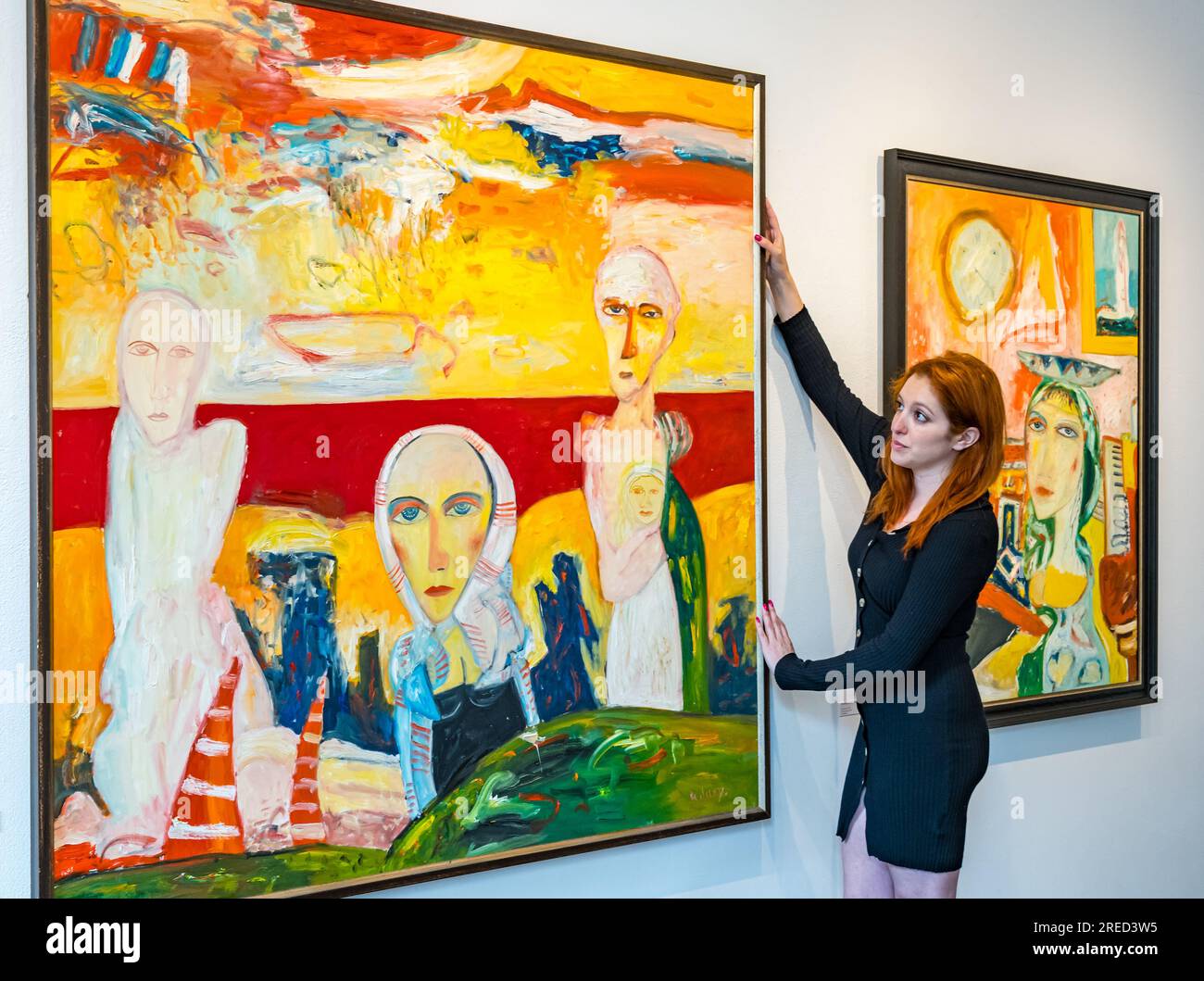 Open Eye Gallery, Edinburgh, Scotland, UK, 27 July 2023, Edinburgh Art ...