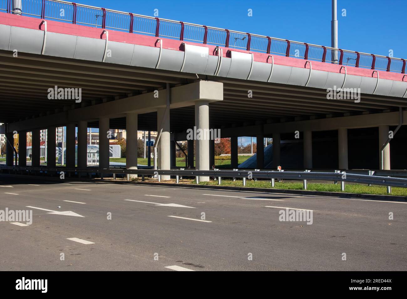 Driving car under bridge daytime hi-res stock photography and images ...