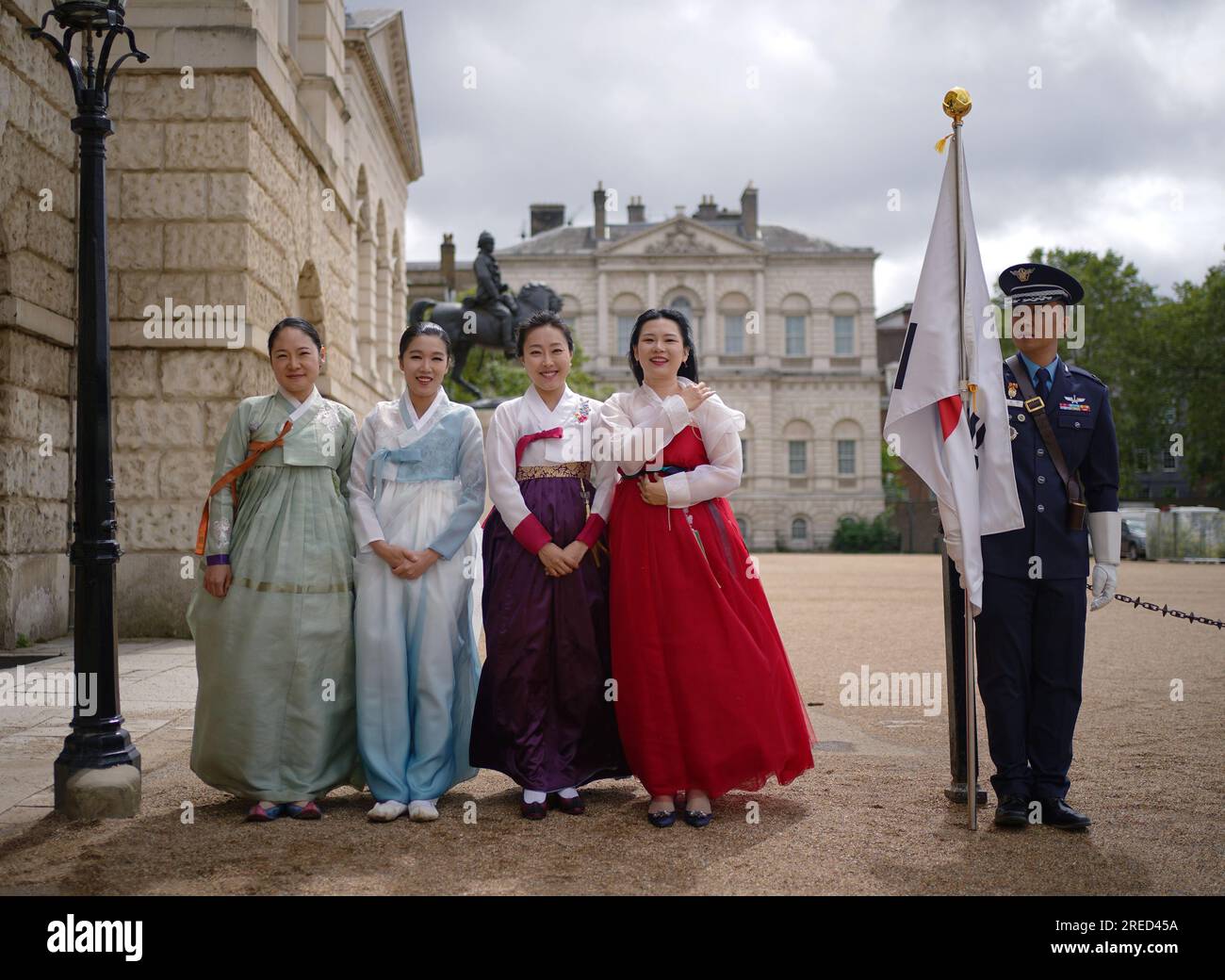 L-R Hyelim Kim, Ye Rin Lee, Cholong Sung and Haegee Lee, from the ...