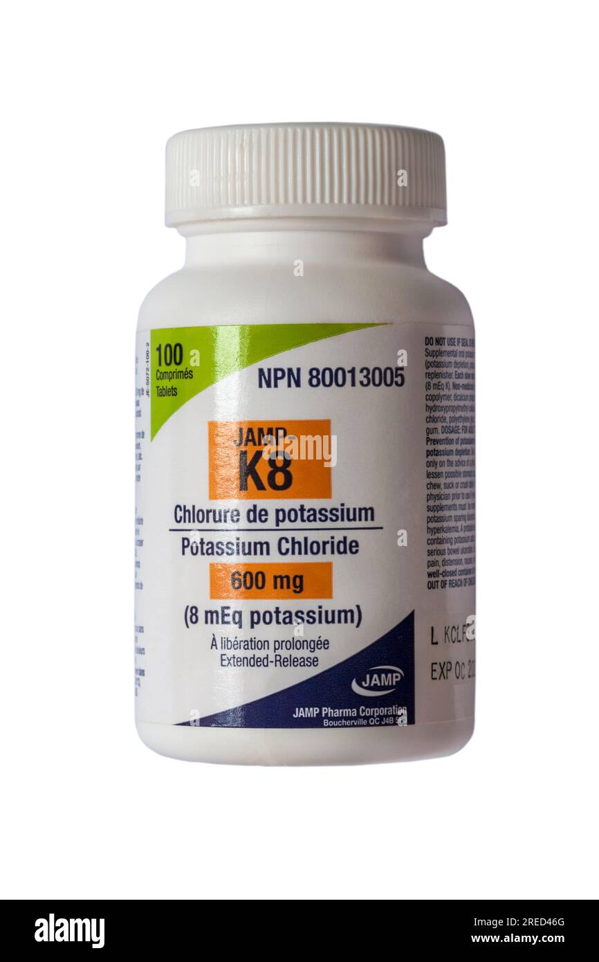 Potassium chloride tablets hi-res stock photography and images - Alamy