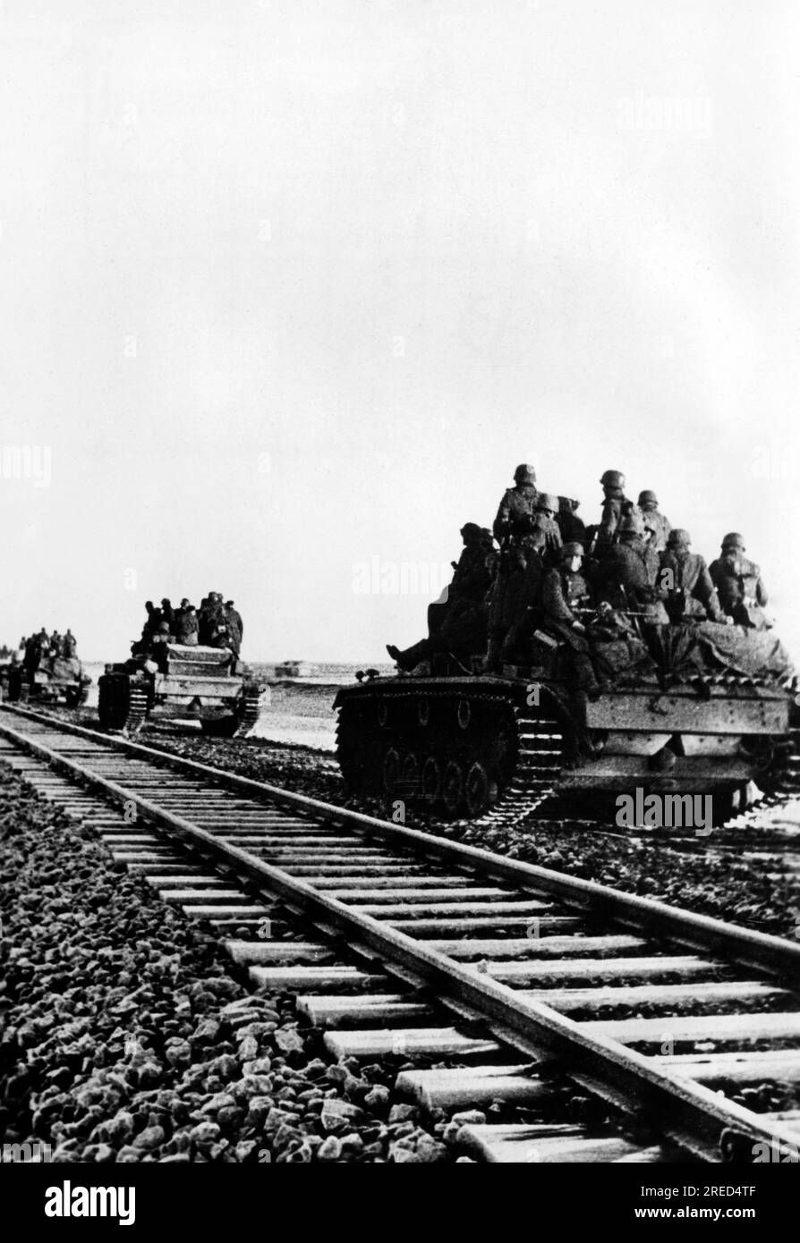 During the German attack on Moscow in the central section of the ...