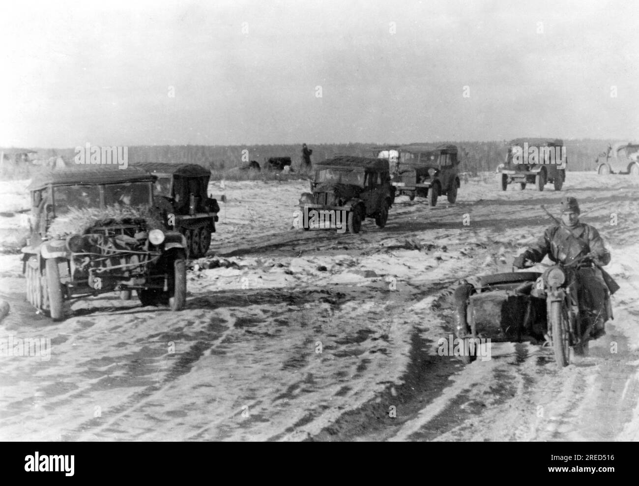 German column northwest of Mokau near Klin. [automated translation ...