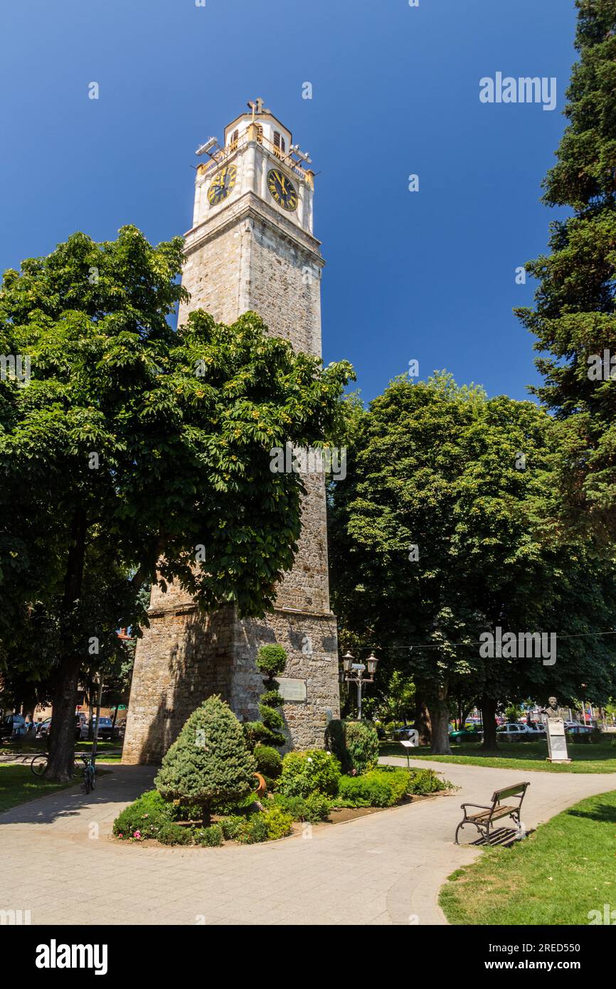 Clock Tower in Bitola, North Macedonia Stock Photo - Alamy