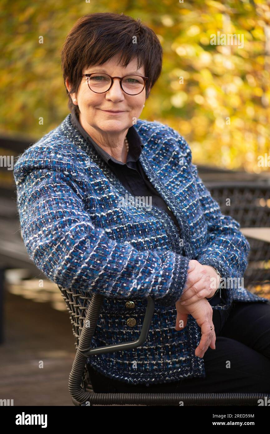 Frankfurt/Main DEU, 21.10.2021: Portraet Ursula Weidenfeld, born in ...