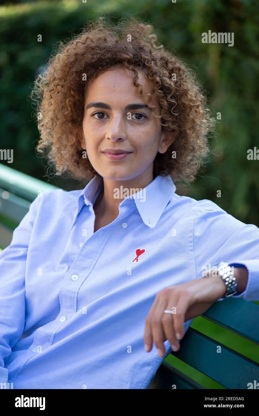 Berlin, DEU, 08.09.2021: Portraet Leila Slimani, (born October 3, 1981 ...