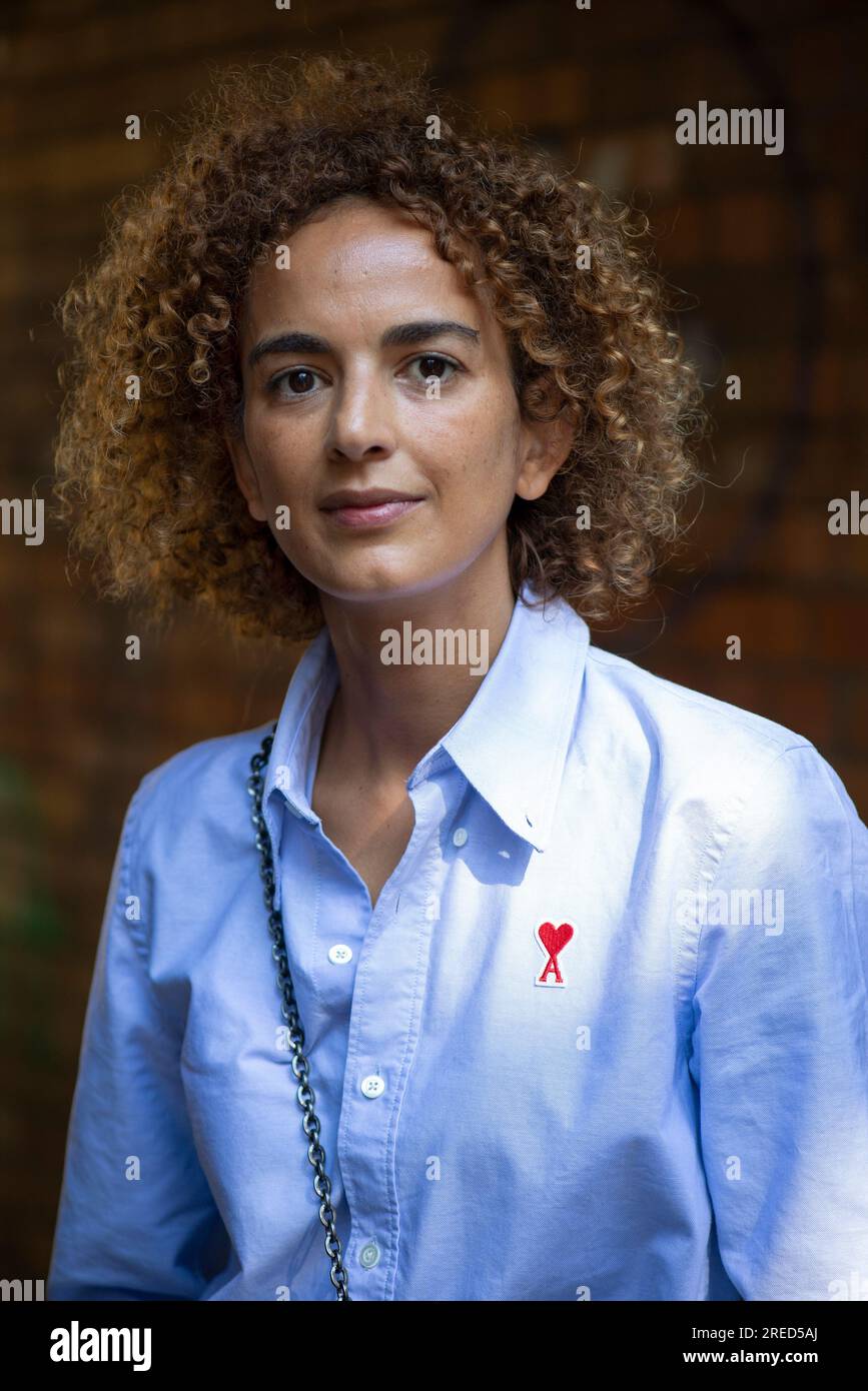 Berlin, DEU, 08.09.2021: Portraet Leila Slimani, (born October 3, 1981 ...