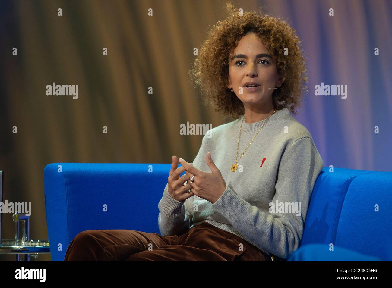 " Frankfurt am Main, DEU, 20.10.2022: Portrait Leila Slimani, born on 3 ...