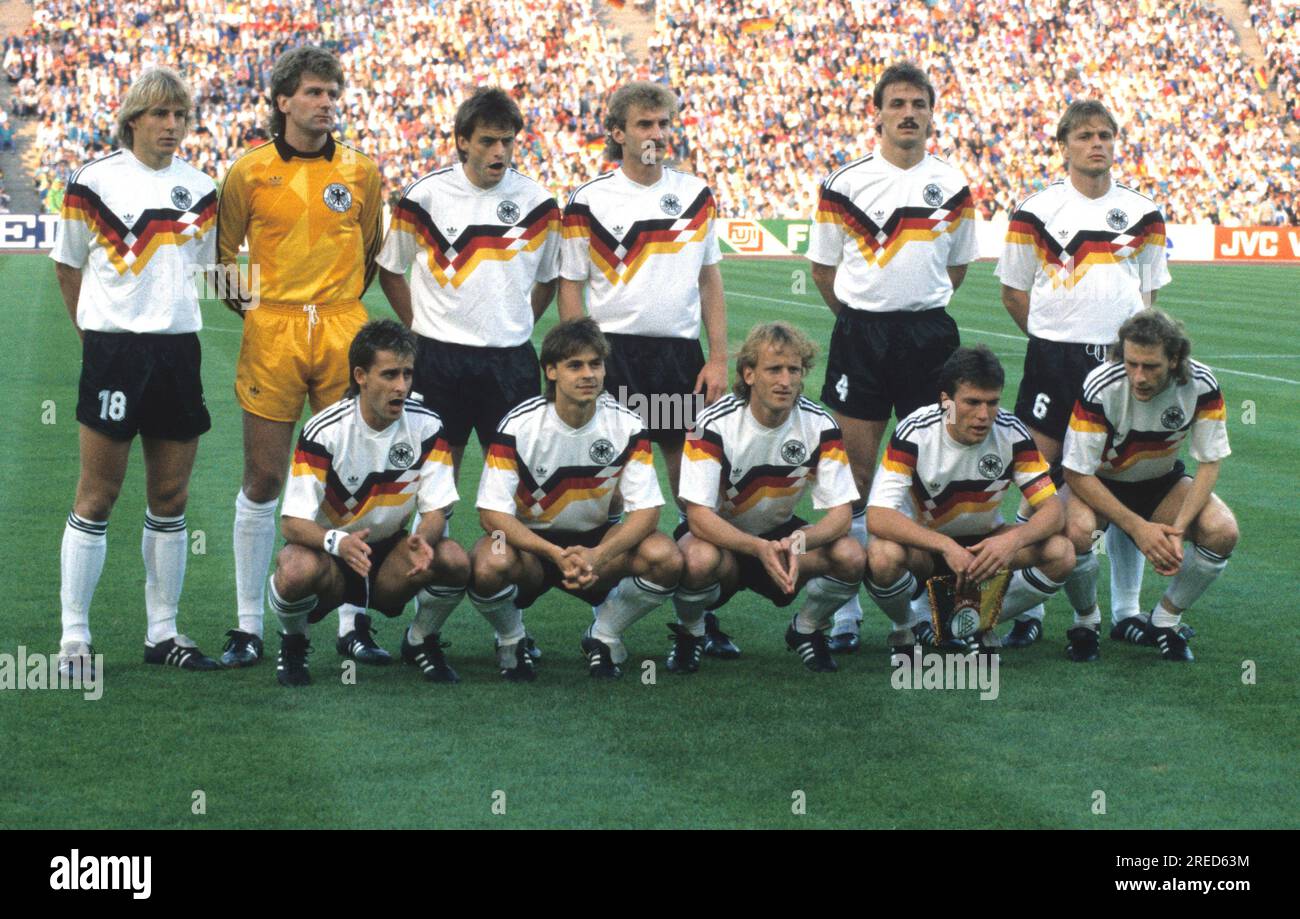 European Championship 1988: Germany - Spain 2:0/ 17.0619.88 in Munich ...