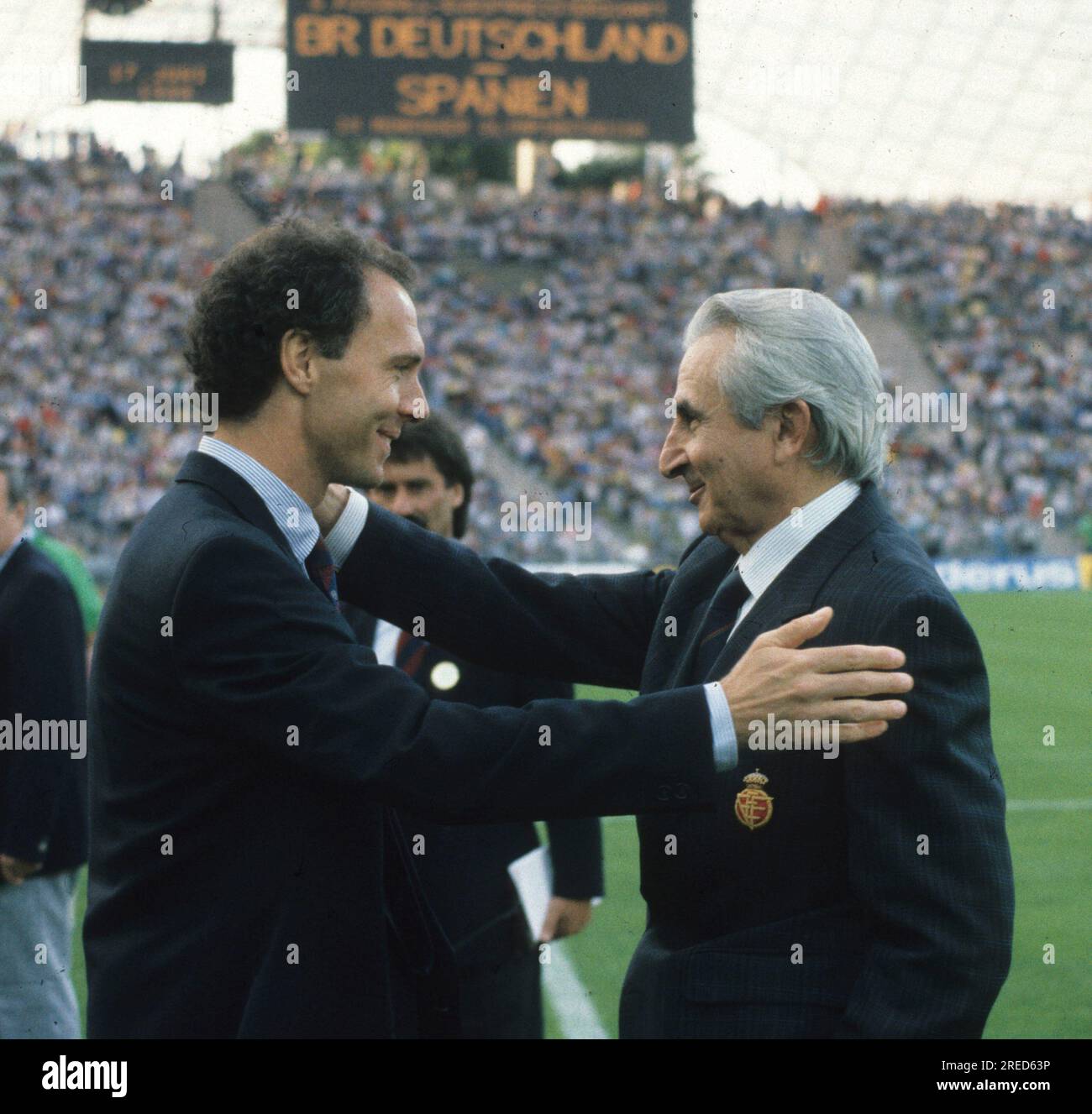 European Championship 1988: Germany - Spain 2:0/17.06.1988 in Munich ...