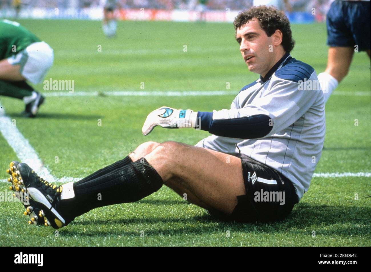 FB EM 1988 / England - Ireland 0:1 / Goalkeeper Peter Shilton (ENG ...