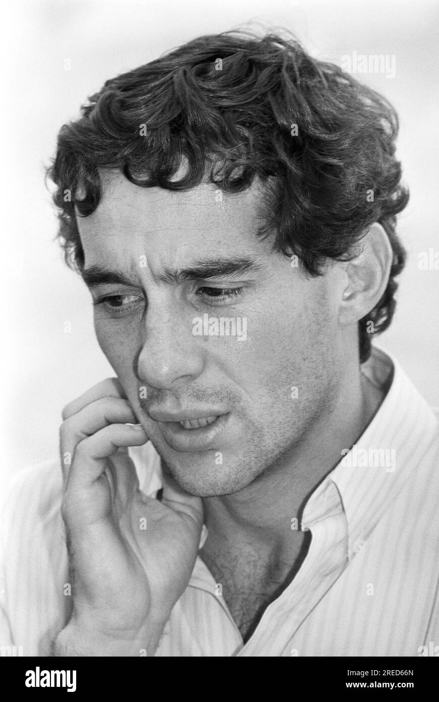 Ayrton senna formula 1 cars Black and White Stock Photos & Images - Alamy
