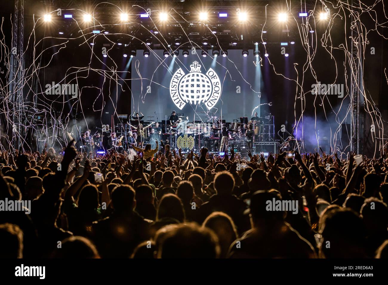 The Ministry of Sound Orchestra at Eirias Stadium in Colwyn Bay on 21st ...