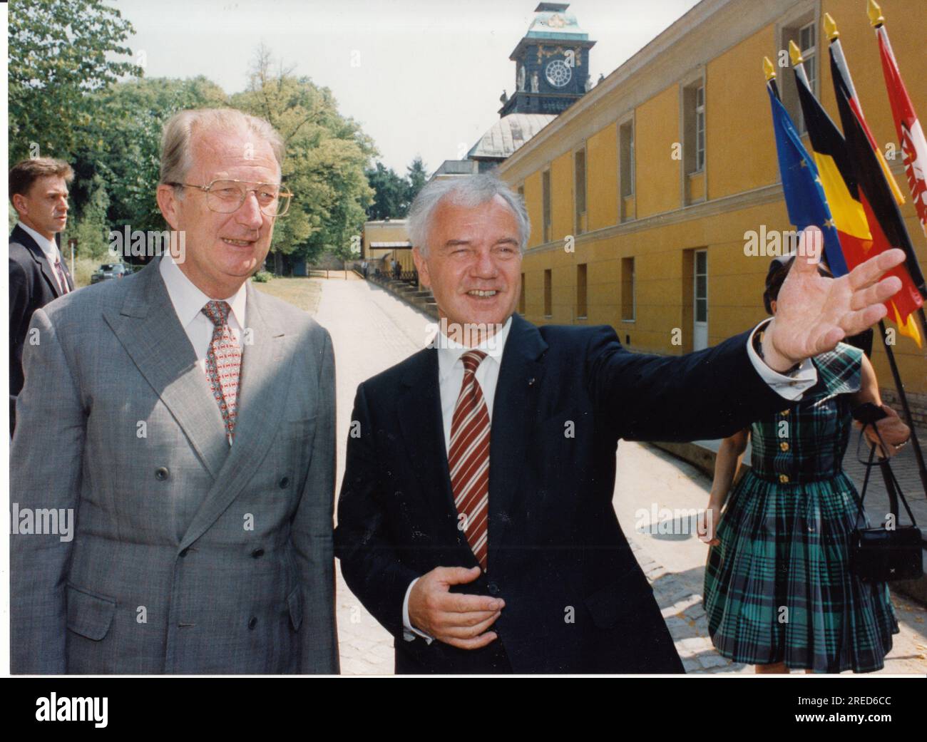 During their visit to Germany, the Belgian King Albert II and Queen ...