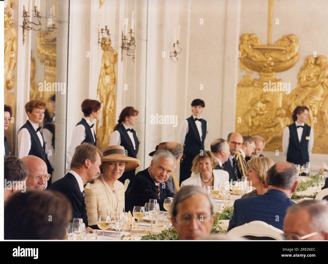 During their visit to Germany, the Belgian King Albert II and Queen ...