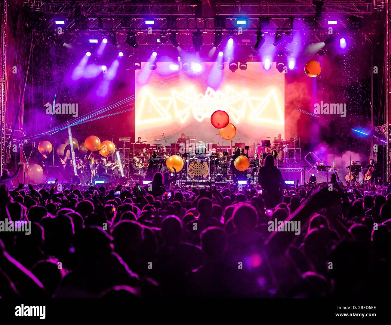 The Ministry of Sound Orchestra at Eirias Stadium in Colwyn Bay on 21st ...