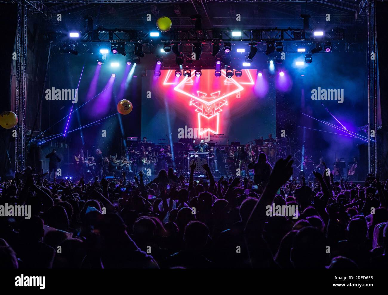 The Ministry of Sound Orchestra at Eirias Stadium in Colwyn Bay on 21st ...