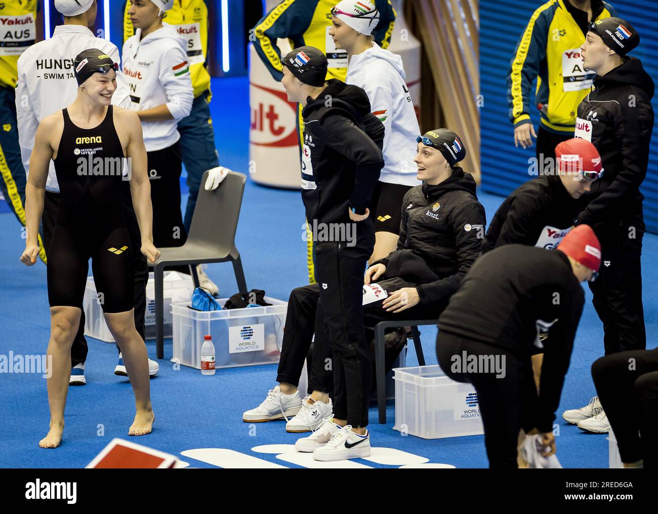 FUKUOKA - Janna van Kooten, Imani de Jong, Marrit Steenbergen and Silke ...
