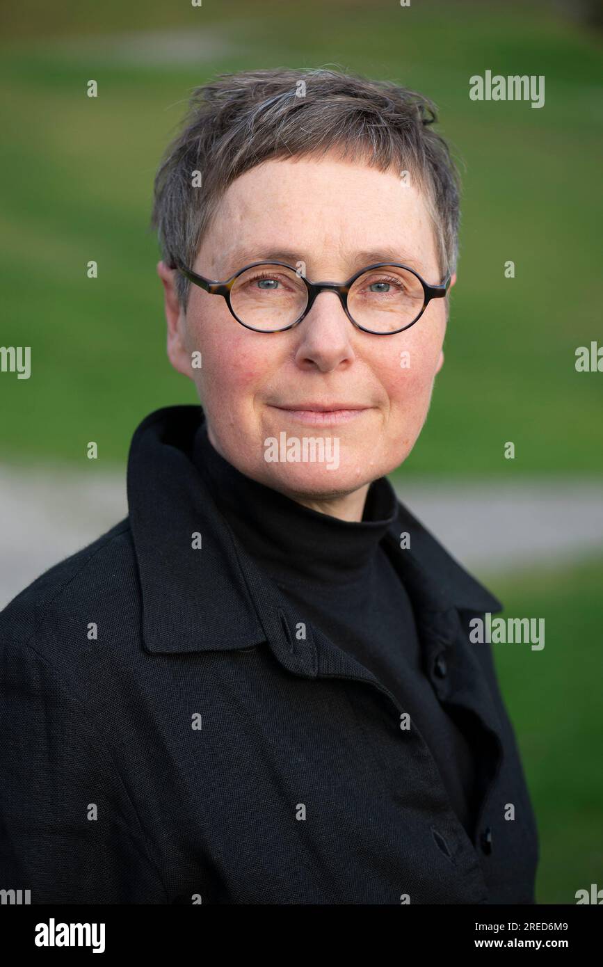 Berlin DEU, 14.04.2023: Portraet Angela Steidele, born 1968, is a ...