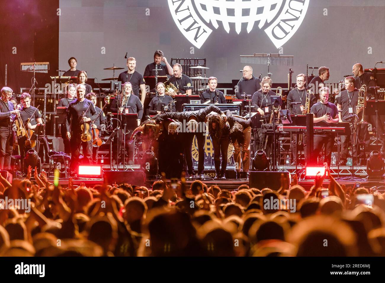 The Ministry of Sound Orchestra at Eirias Stadium in Colwyn Bay on 21st ...