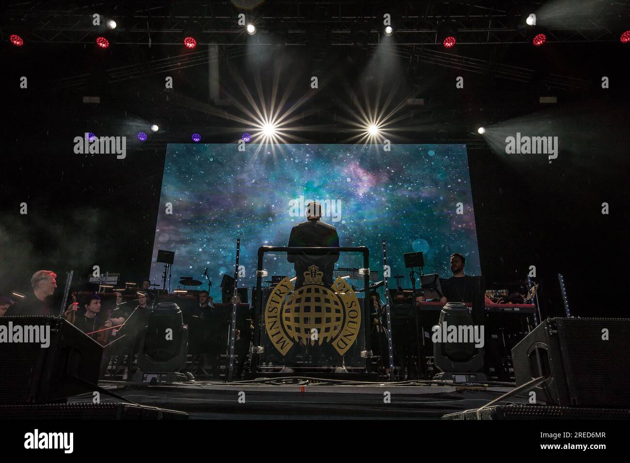 The Ministry of Sound Orchestra at Eirias Stadium in Colwyn Bay on 21st ...