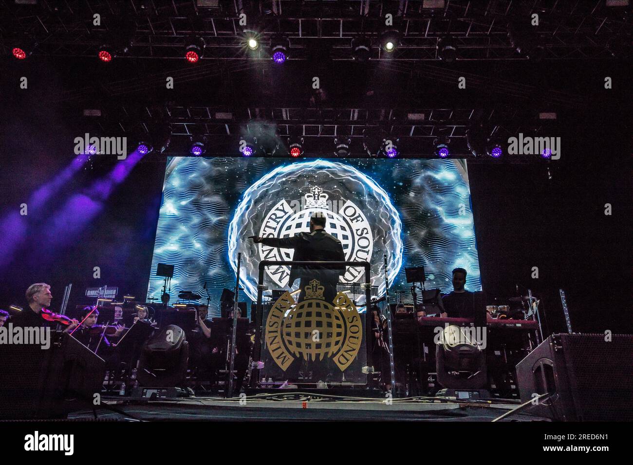 The Ministry of Sound Orchestra at Eirias Stadium in Colwyn Bay on 21st ...