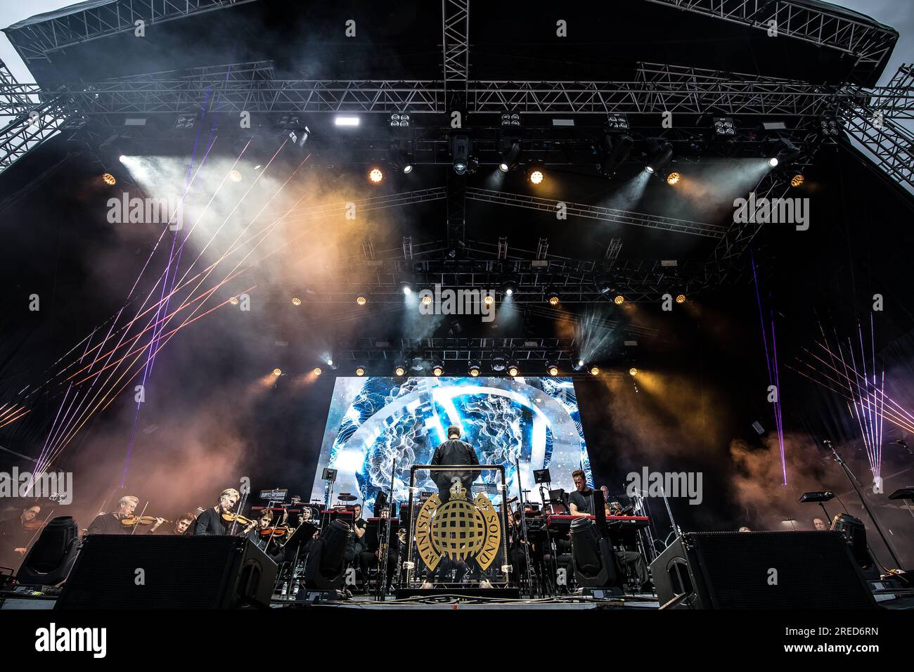 The Ministry of Sound Orchestra at Eirias Stadium in Colwyn Bay on 21st ...