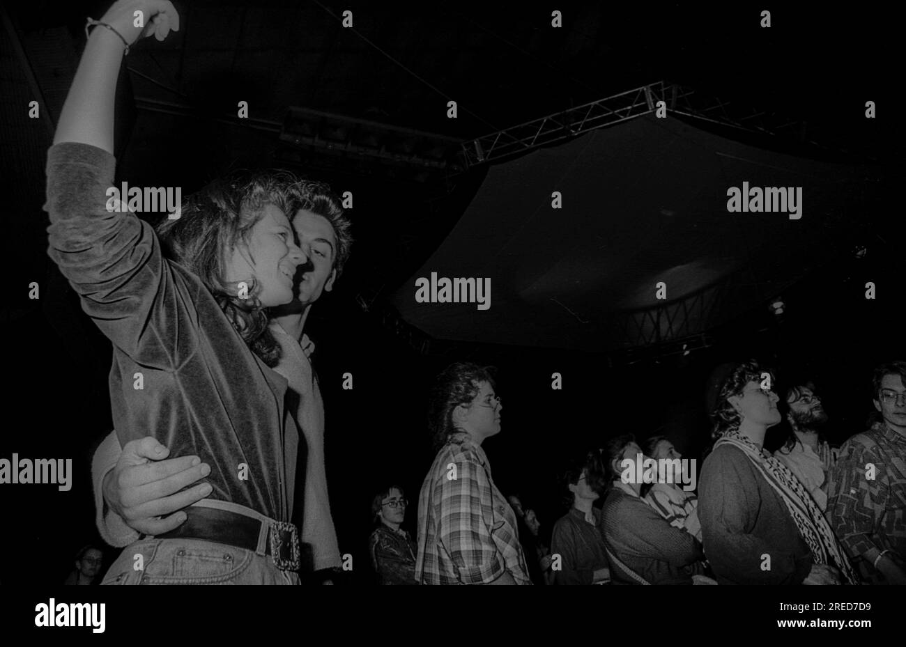 GDR, Berlin,12.02.1990, political festival in the Werner-Seelenbinder ...
