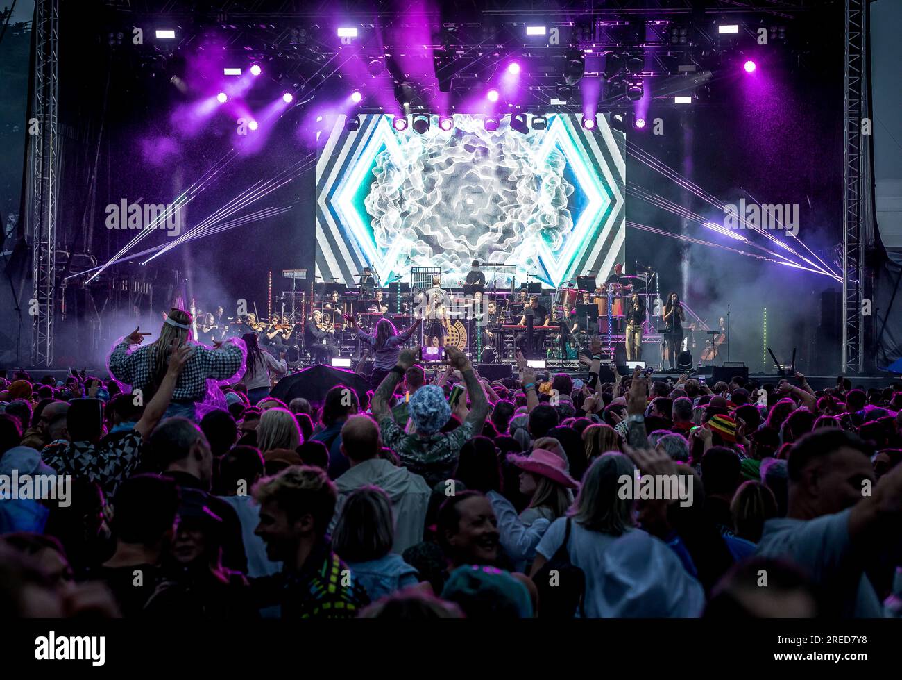 The Ministry of Sound Orchestra at Eirias Stadium in Colwyn Bay on 21st ...