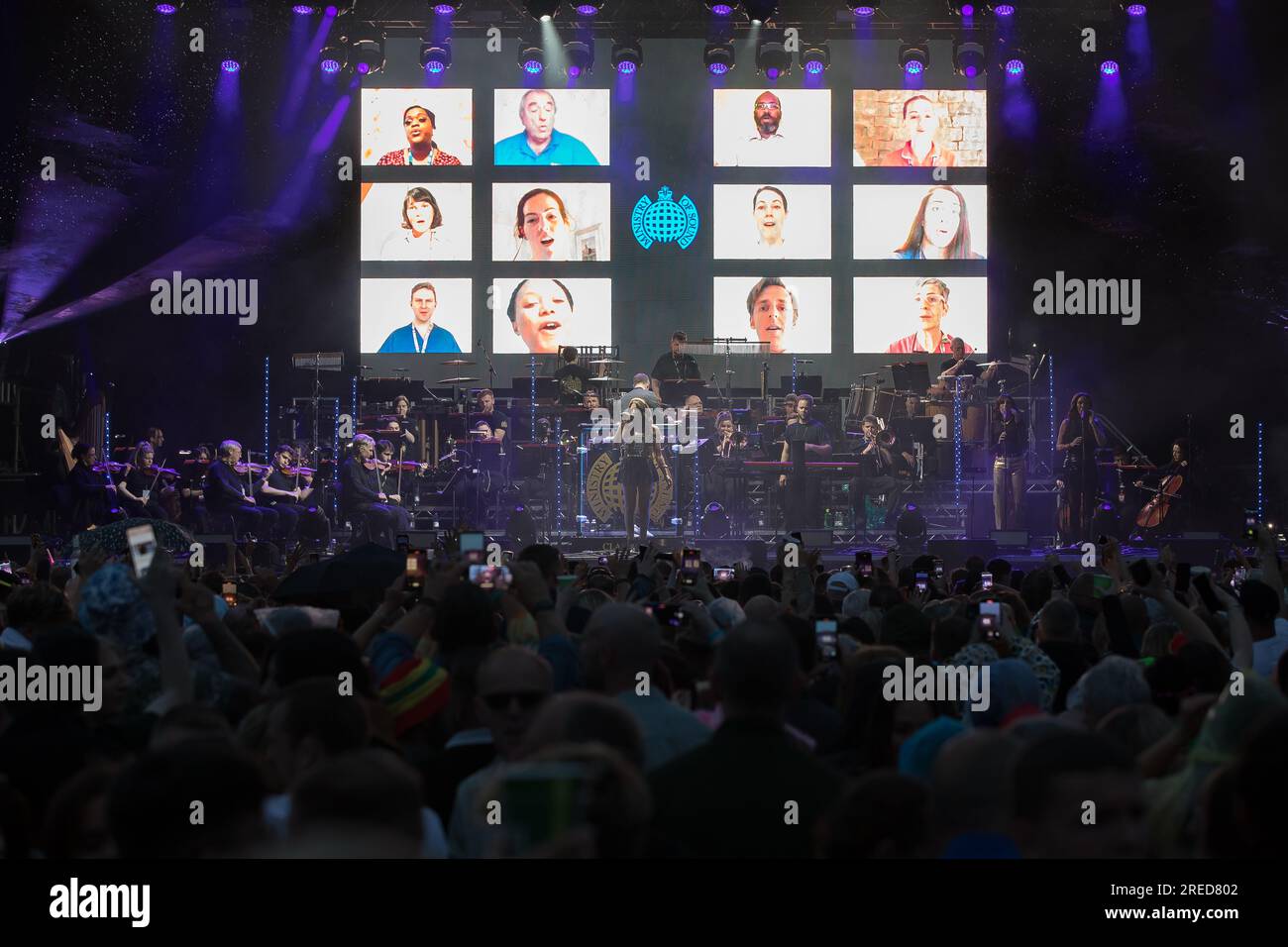 The Ministry of Sound Orchestra at Eirias Stadium in Colwyn Bay on 21st ...