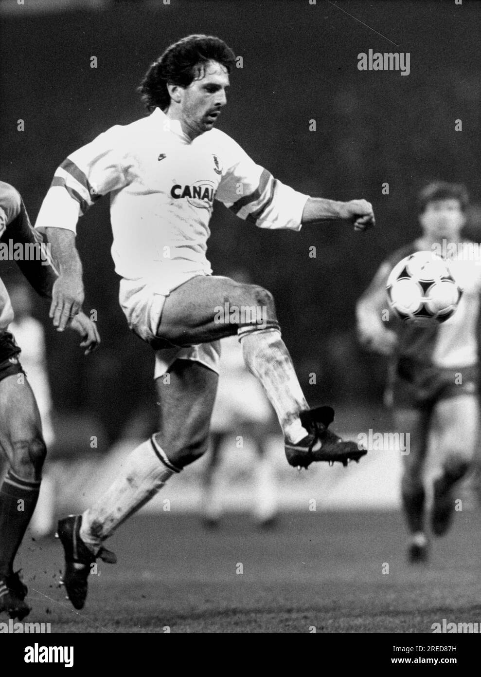 Patrick Battiston (AS Monaco) 15.03.1989. [automated translation] Stock ...