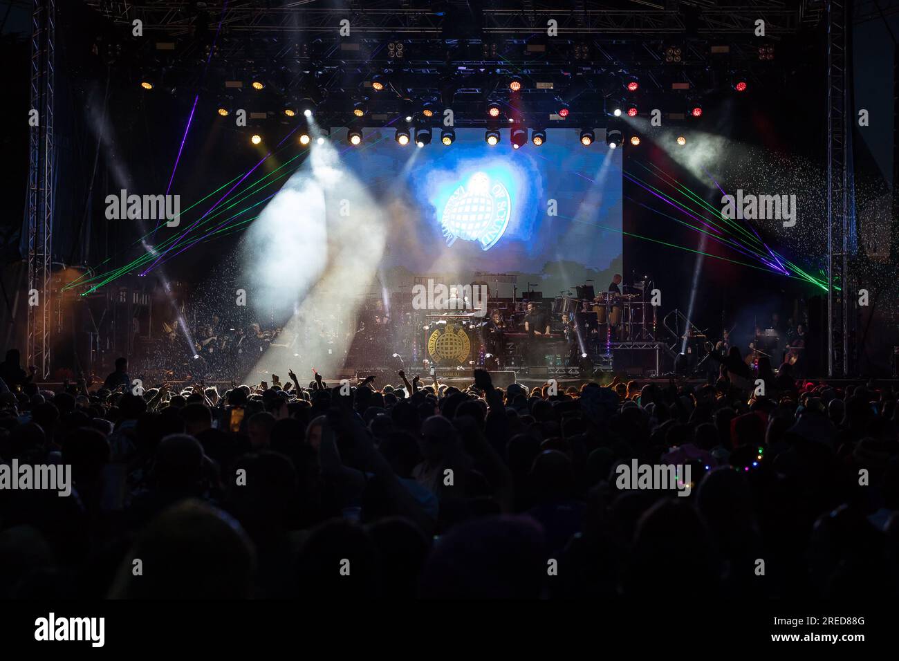 The Ministry of Sound Orchestra at Eirias Stadium in Colwyn Bay on 21st ...
