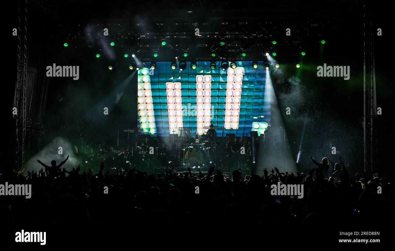 The Ministry of Sound Orchestra at Eirias Stadium in Colwyn Bay on 21st ...