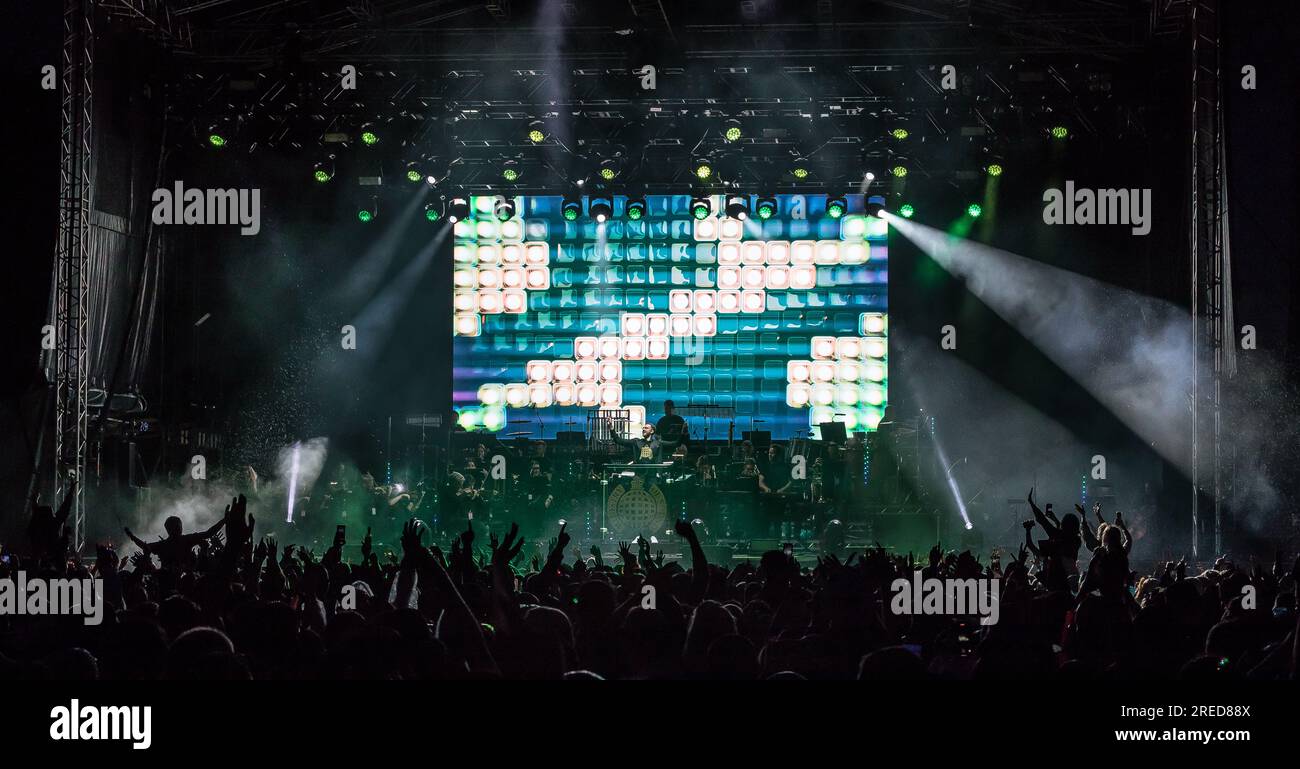 The Ministry of Sound Orchestra at Eirias Stadium in Colwyn Bay on 21st ...