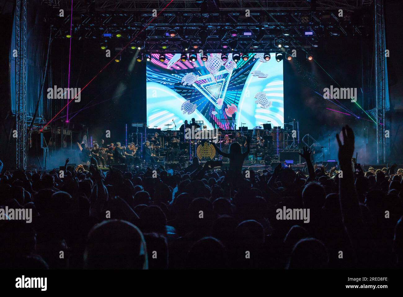 The Ministry of Sound Orchestra at Eirias Stadium in Colwyn Bay on 21st ...