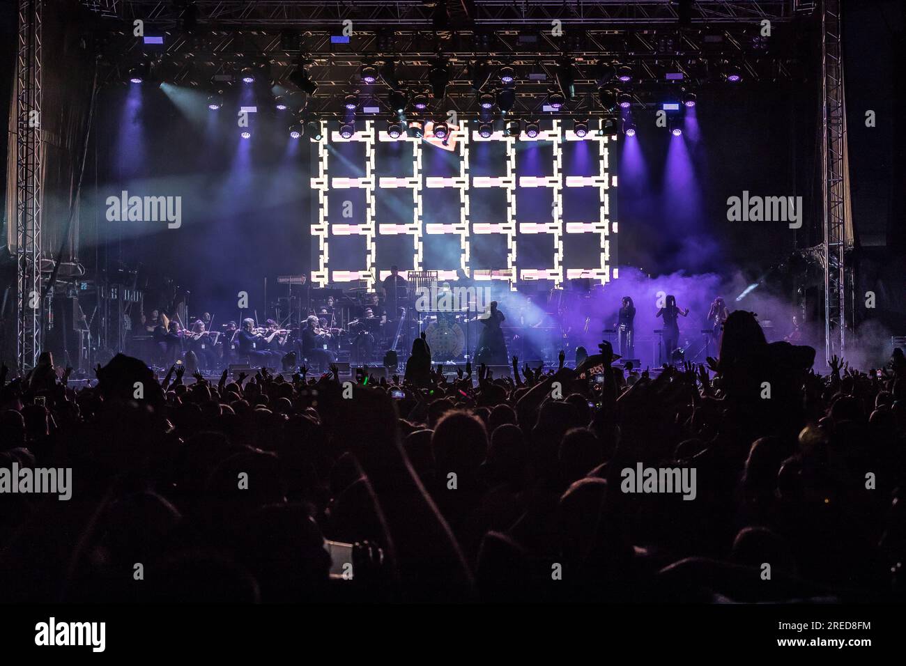 The Ministry of Sound Orchestra at Eirias Stadium in Colwyn Bay on 21st ...