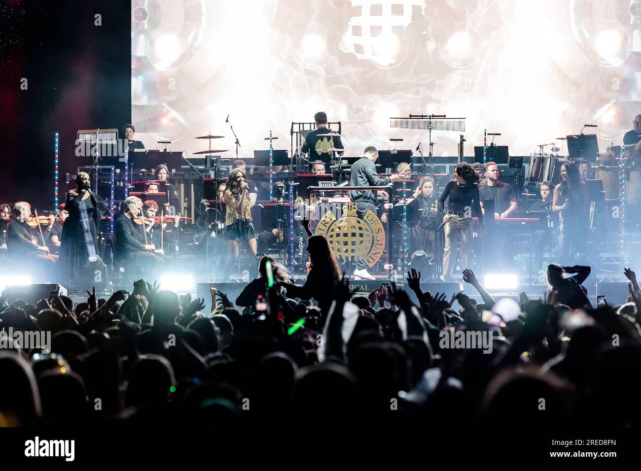 The Ministry of Sound Orchestra at Eirias Stadium in Colwyn Bay on 21st ...